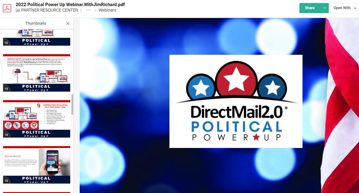 Political Power Up With Jim Richards, USPS National Political Mail ...